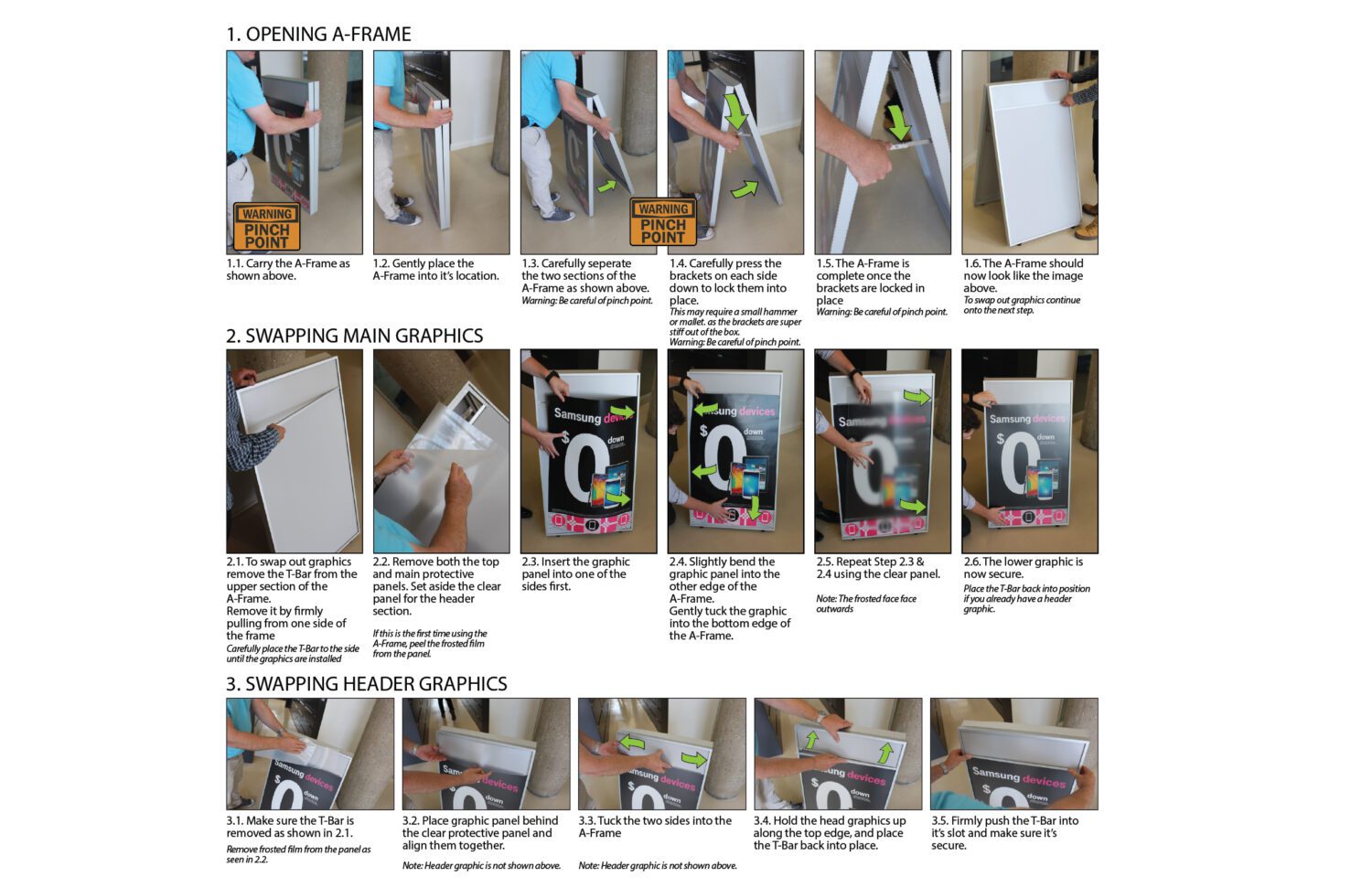 T-Mobile A-Frame Instructions - eurOptimum